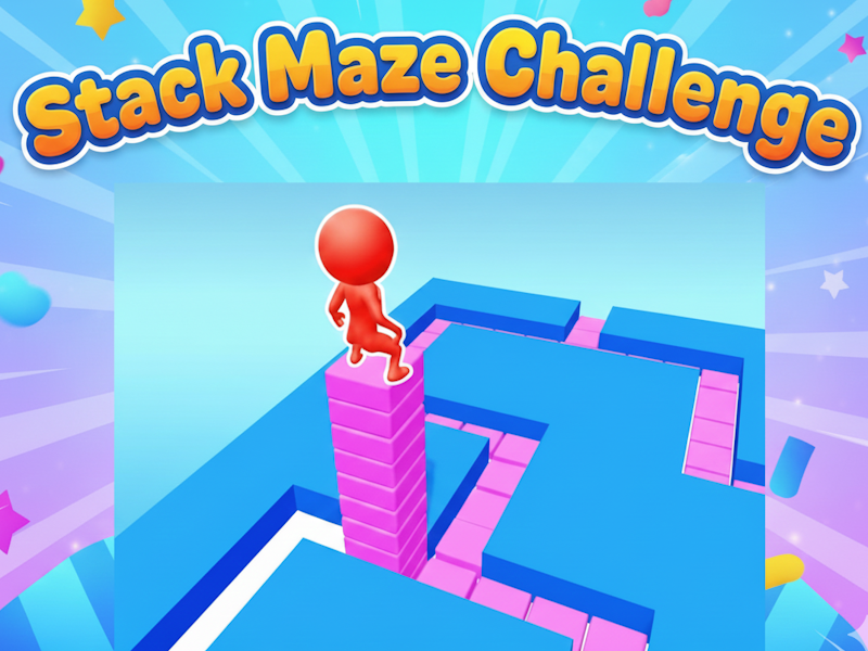 Stack Maze Challenge 🕹️ Mängi veebis SGameS-is
