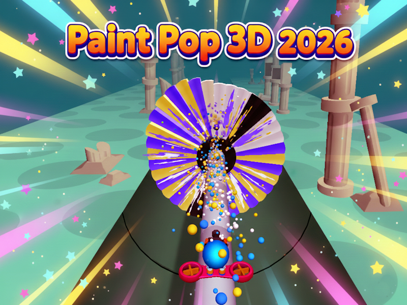 Paint Pop 3D 2026 🕹️ Mängi veebis SGameS-is