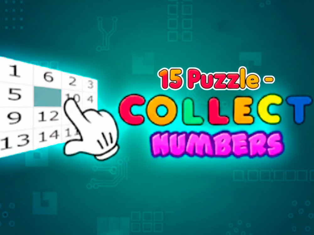 15 Puzzle - Collect numbers 🕹️ Mängi veebis SGameS-is