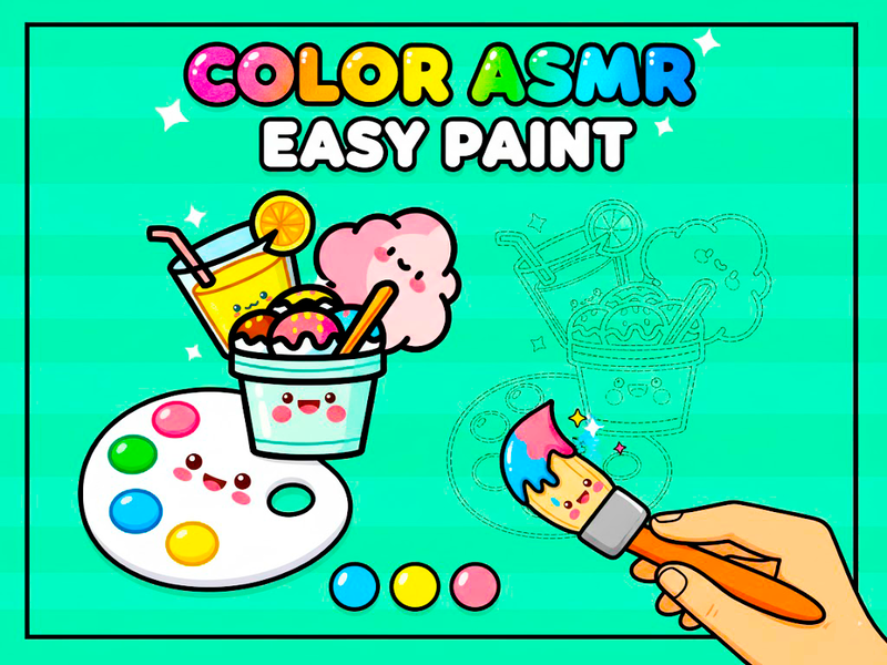 Color Asmr Easy Paint 🕹️ Mängi veebis SGameS-is
