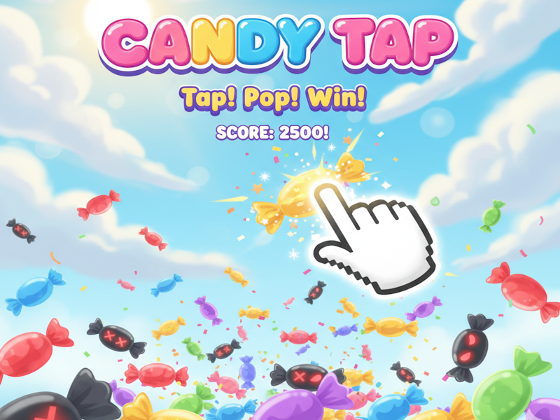Candy tap 🕹️ Mängi veebis SGameS-is