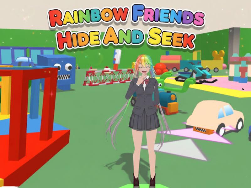 Rainbow Friends Hide And Seek 🕹️ Mängi veebis SGameS-is
