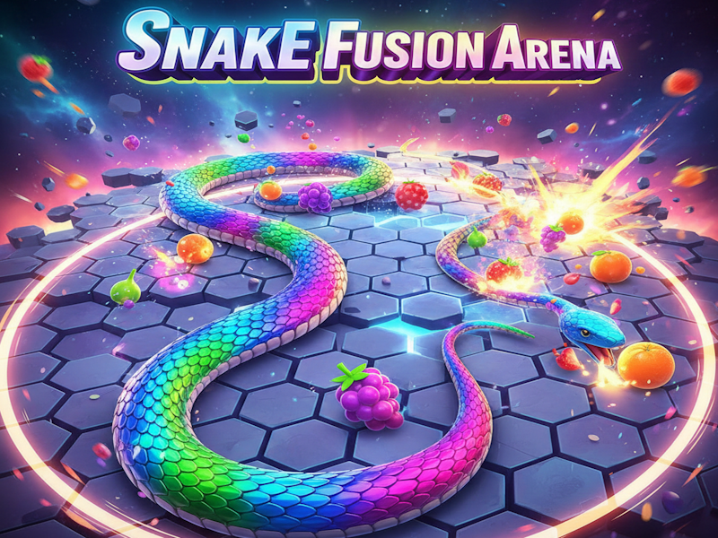 Snake Fusion Arena 🕹️ Mängi veebis SGameS-is