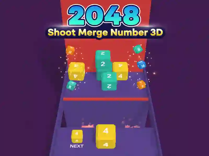 2048 Shoot Merge Number 3D 🕹️ Mängi veebis SGameS-is
